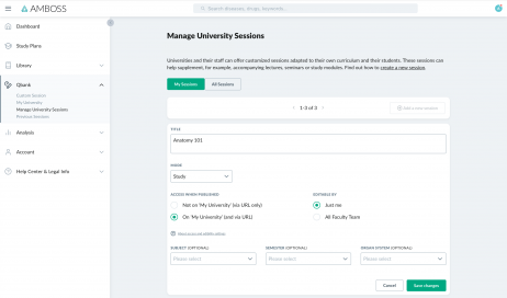 Customize AMBOSS for your medical students!